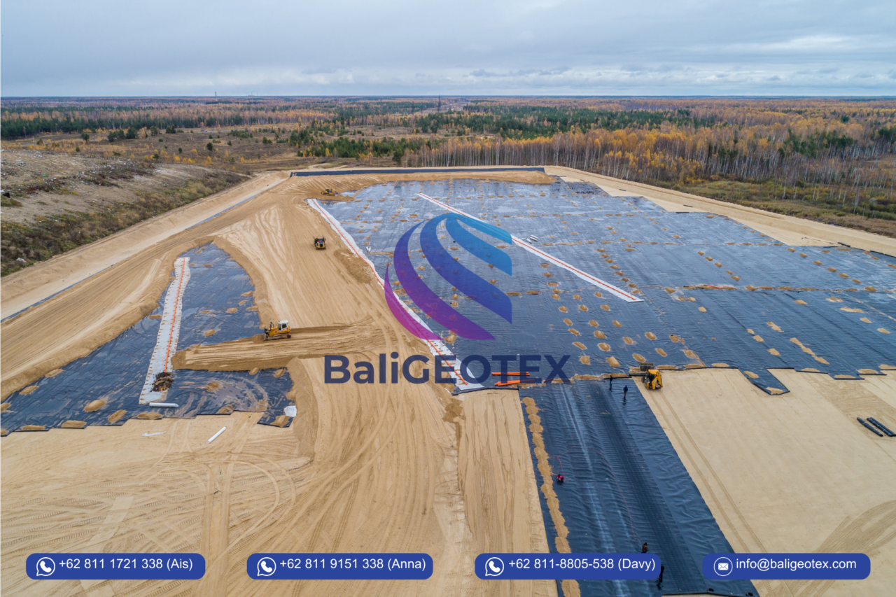 Manfaat Pemasangan Geomembrane Merk BaliGEOTEX Terbaik - Jual Geotube, Geocell, Welding Rod merk ...